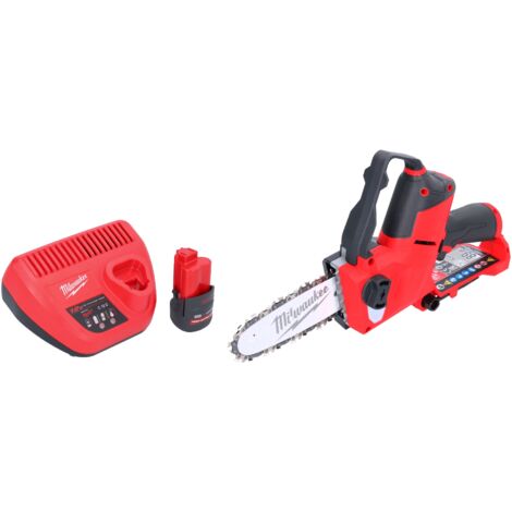 Milwaukee M12 FHS-251 Akku Astsäge 12 V 15 cm Brushless + 1x Akku 2,5 ...
