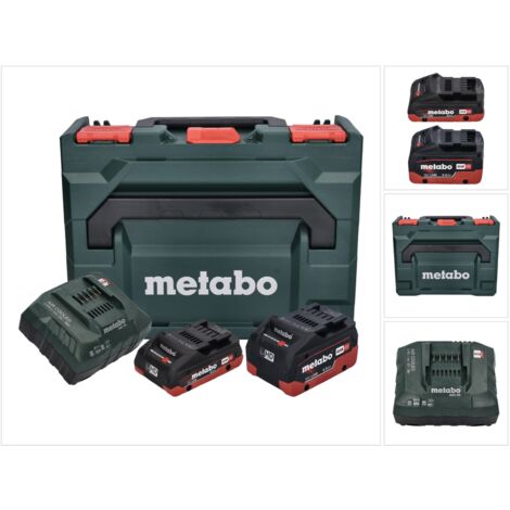 Metabo Basis Set LIHD 18 V Li-Ion Akku CAS System + 1x Akku 4,0 Ah + 1x ...