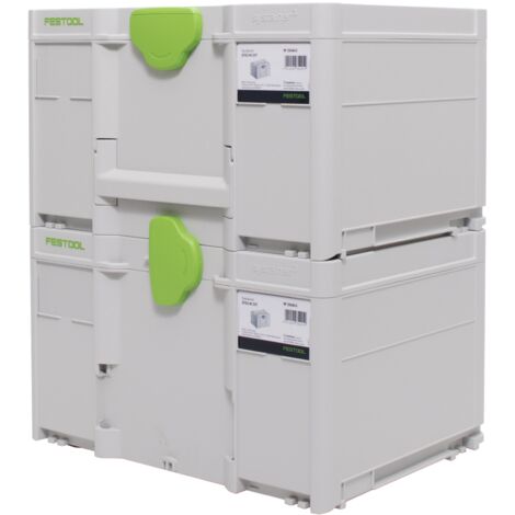 Festool Systainer Set 2x SYS3 M 237 ( 2x 204843 ) 21,4 Liter ...