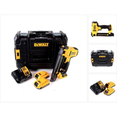 Dewalt DCN 701 D2 XR 18V Akku Tacker + 2x Akku 2,0Ah + Ladegerät + TSTAK