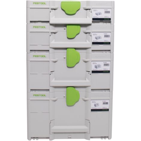 Festool Systainer Set SYS3 M 237 ( 204843 ) + SYS3 M 112 ( 204840 ...
