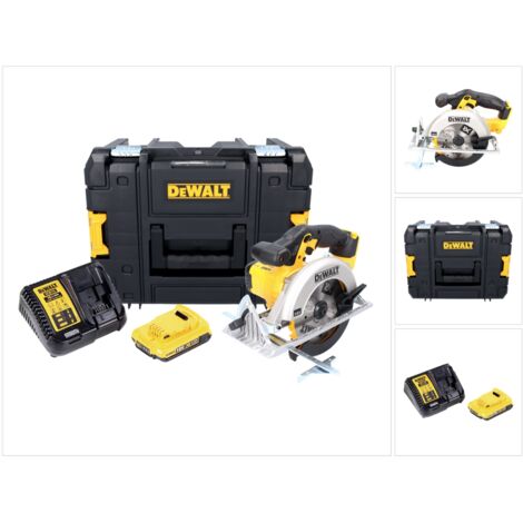DeWalt DCS 391 D1 Akku Handkreissäge 18 V 165 mm + 1x Akku 2,0 Ah ...