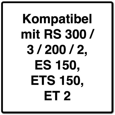 Festool Turbofilter TF II-RS/ES/ET/5 10 Stück ( 2x 487779 ) für RS 300 ...