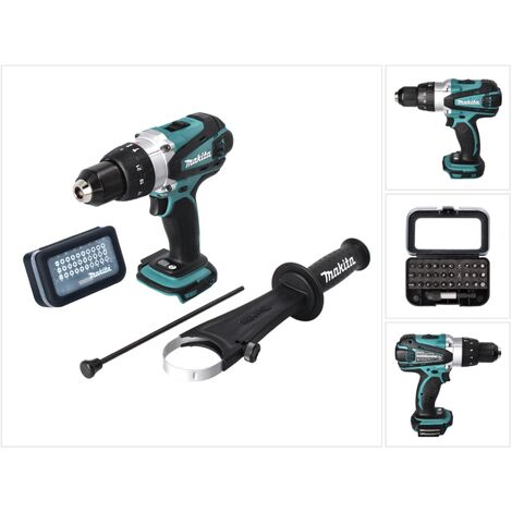 Makita DHP 458 Z Akku Schlagbohrschrauber 18 V 91 Nm + Bit Set 31 tlg. ( D-30667 )