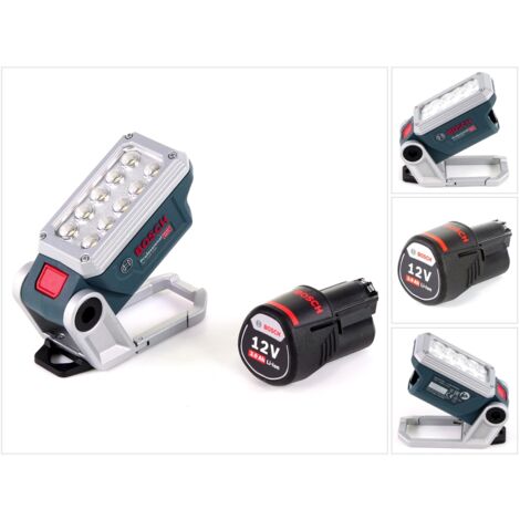 Bosch Akku Lampe GLI 12V-330 DeciLED + 1 x 3,0 Ah Akku - ohne Ladegerät