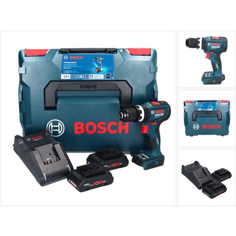 Bosch GSB 18V-90 C Professional Akku Schlagbohrschrauber 18 V 64 Nm Brushless + 2x ProCORE Akku ...