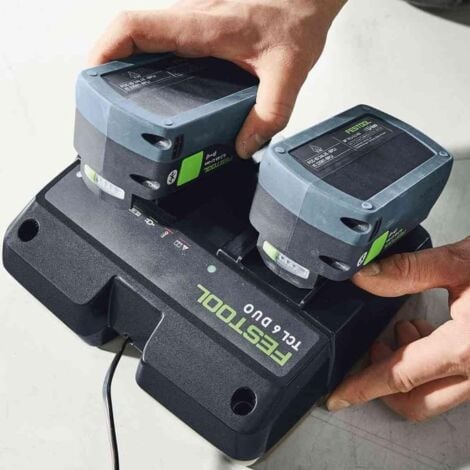 Festool TCL 6 DUO Doppel Schnellladegerät 10,8 V - 18 V 2x 6 A ( 577017 )