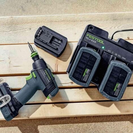 Festool TCL 6 DUO Doppel Schnellladegerät 10,8 V - 18 V 2x 6 A ( 577017 )