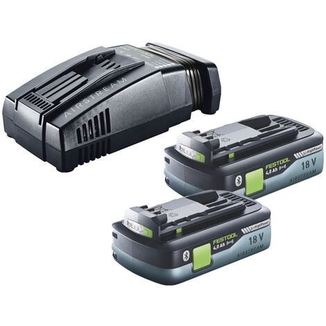 Festool Energie Set 2x BP 18 Li 4,0 Ah HPC-ASI Akkupack 18 V 4,0 Ah ...