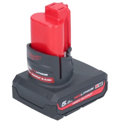 Milwaukee M12 HB5 High Output 12 V 5,0 Ah / 5000 mAh Li-Ion Akku ...