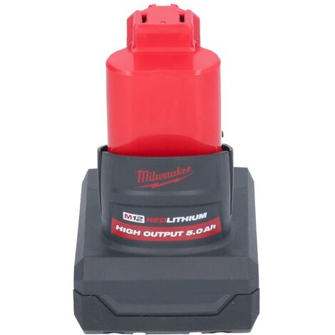 Milwaukee M12 HB5 High Output 12 V 5,0 Ah / 5000 mAh Li-Ion Akku ...