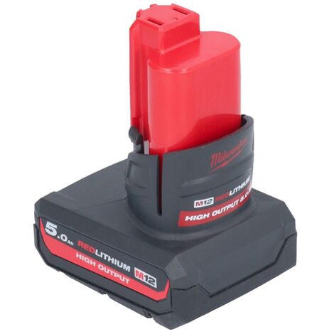 Milwaukee M12 HB5 High Output 12 V 5,0 Ah / 5000 mAh Li-Ion Akku ...