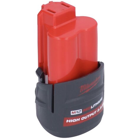 Milwaukee M12 HB2.5 High Output 12 V 2,5 Ah / 2500 mAh Li-Ion Akku ...