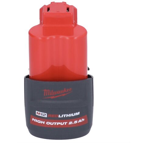 Milwaukee Akku Set 4x M12 HB2.5 High Output 12 V 2,5 Ah / 2500 mAh Li ...