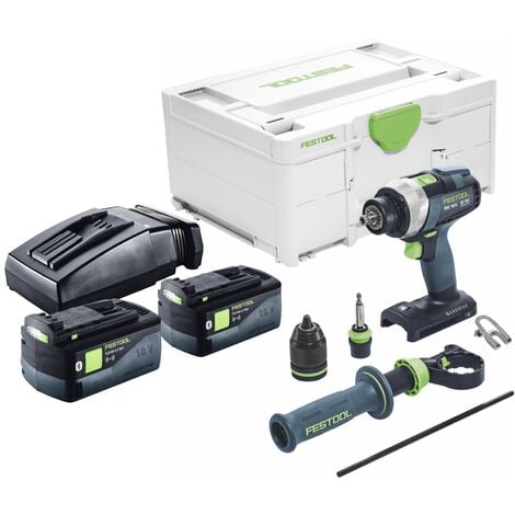 Festool TDC 18/4 I-Basic Akku Bohrschrauber 18 V 75 Nm Brushless + 2x ...