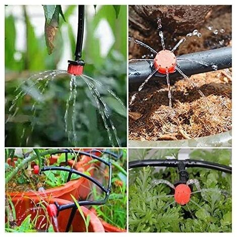 100PCS Drippers Irrigation Drip Dripper, Garden Emitter Sprinkler ...