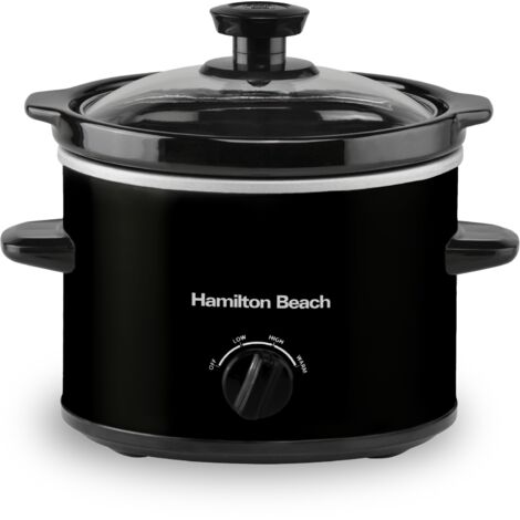 Hamilton Beach 'The Mighty Mini' 1.8L Black Slow Cooker