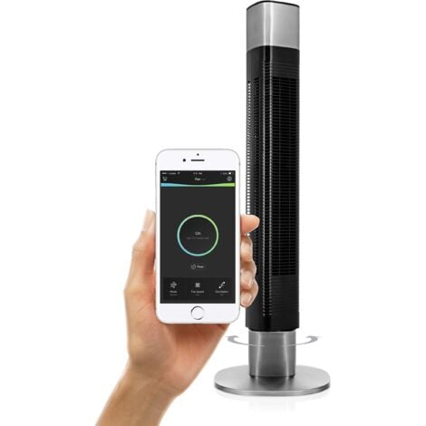 Princess Tower Fan Smart 50W Black