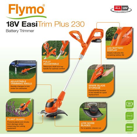 Flymo 18V EasiTrim Plus 230 2.0 KIT