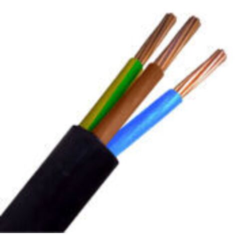 Câble électrique - RO2V / R2V - 3G - 10mm² - Au mètre - RO2V3G10