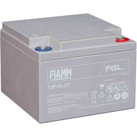 Batteria al piombo ermetica 12V 27Ah - Fiamm 12FGL27
