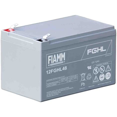 Batteria al piombo ermetica 12V 12Ah - Fiamm 12FGHL48