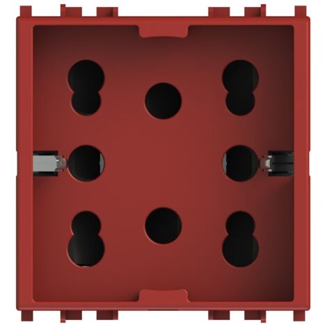 Modulo presa multistandard, 10A, 16A e schuko, serie P, rosso ...