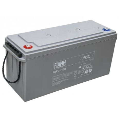 Batteria al piombo ermetica 12V 150Ah - Fiamm 12FGL150