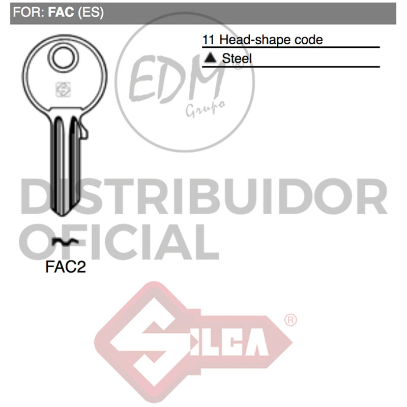 Llave Acero Fac2 Fac