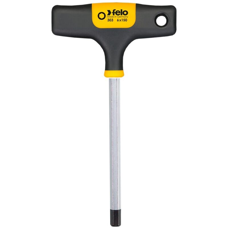Felo 30308760 - Destornillador con mango en T Felo HEX 8,0x200 mm.