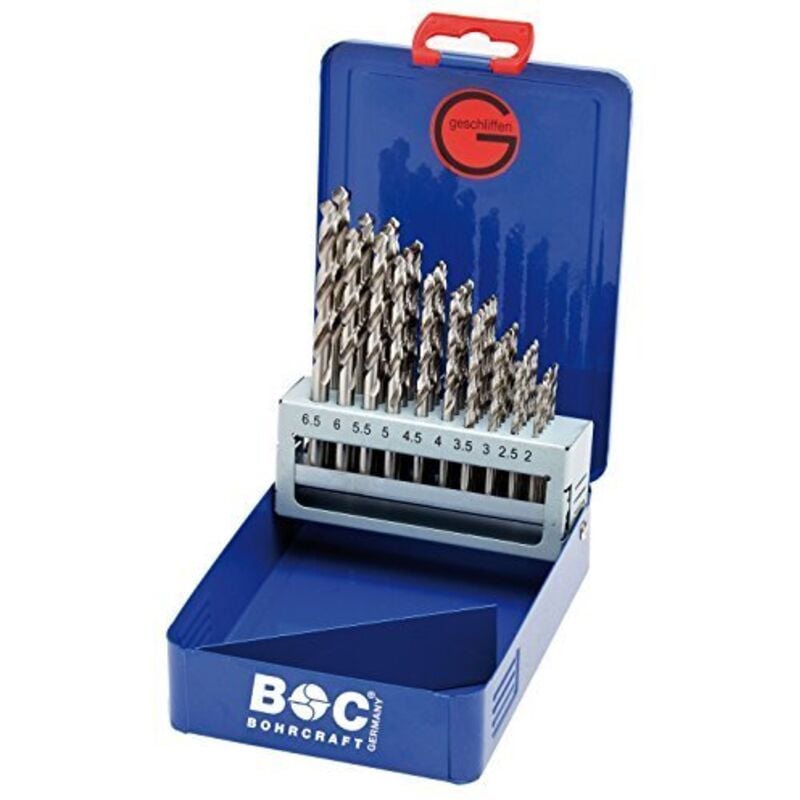 Bohrcraft 11201310036 - Bohrcraft Jg. brocas DIN 338 N HSS-G, caja ...