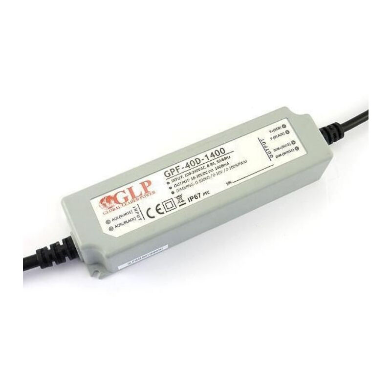 Alimentation LED 40W étanche IP67 GLP
