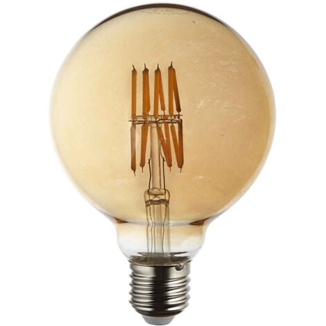 Ampoule LED E27 G95 Filament COG 8W 800lm 360° (65W) - Blanc Très Chaud
