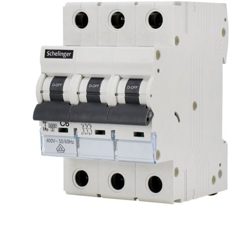 Disjoncteur Modulaire Tripolaire 40A - Protection Électrique 6kA ...