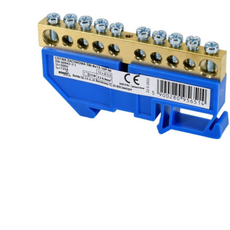 Bornier sur rail DIN - Installation facile - Tension d'isolement 500V ...