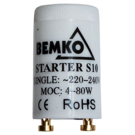 Starter S10 - Compatible 4-80W - Tension AC230V - Efficacité énergétique