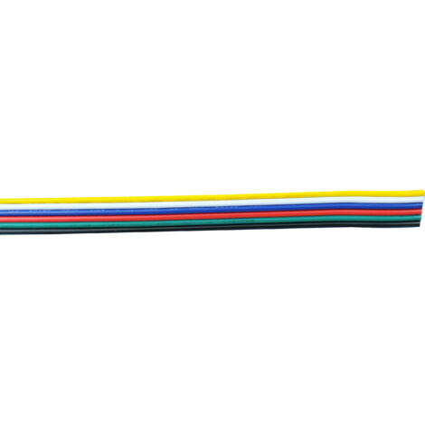 Câble pour Ruban LED RGBW 5 Fils 0,34mm² - 10m