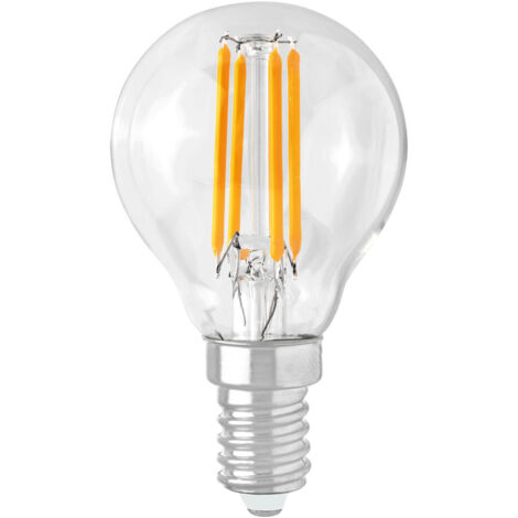 Ampoule LED Filament E14 - 6W - Blanc Chaud - 740lm - 2700K - Verre ...