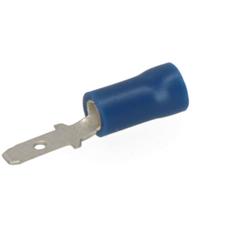 Cosse Faston Isolée Mâle 2,8mm – Acier – Blister 10 unités – EDM