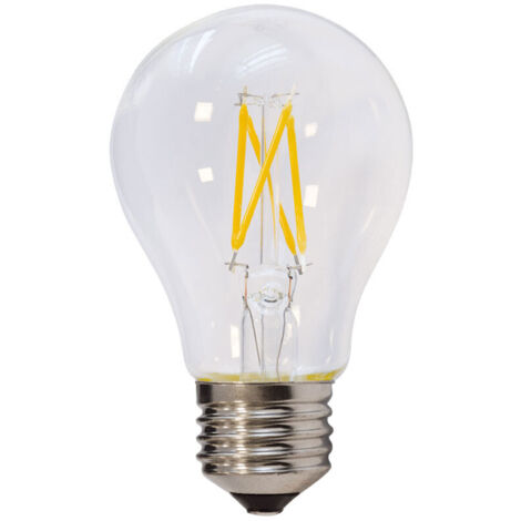 Ampoule LED Dimmable E27 A60 4W équivalent à 48W - Blanc Chaud 2800K