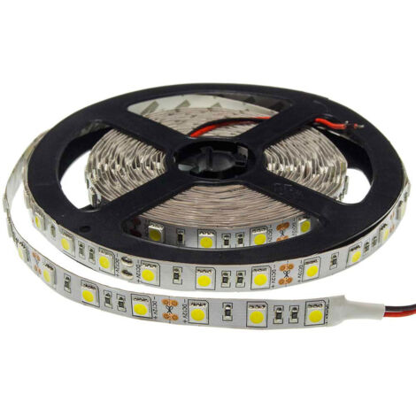 Ruban LED 7,2W/m DC12V 30LED/m longueur 5m - Blanc Naturel 4500K