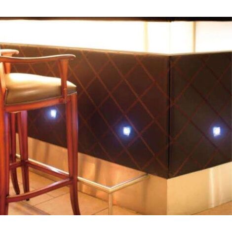 Kit Complet Mini Spots LED Encastrables RGB Multicolores Carrés RGB ...