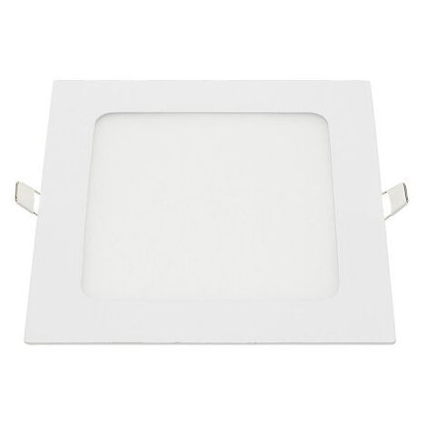 Spot LED 18W 1350lm (90W) Blanc Carré 209mmx209mm - Blanc Naturel 4500K