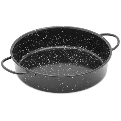 Plat émaillé vaello 20cm avec anses