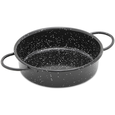 Plat émaillé vaello 16cm avec anses