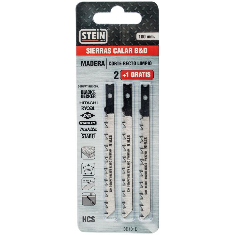 Sierra de Calar B&D para Madera Recto Limpio 100 mm