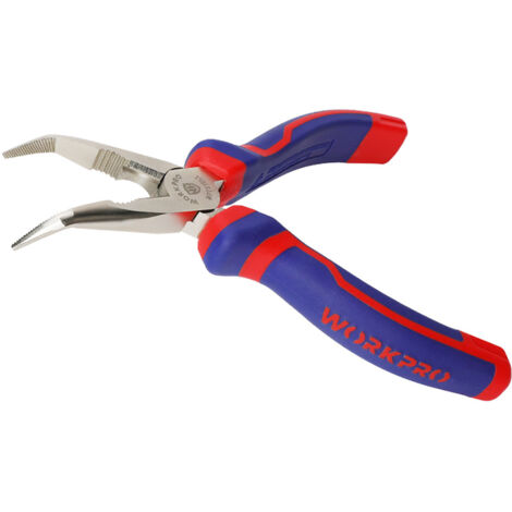 Alicate de Punta Curva 160mm WorkPro