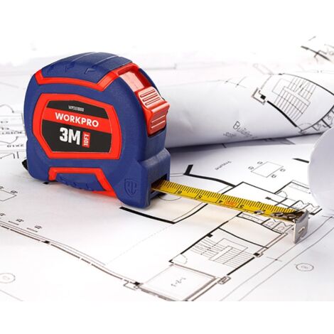 Flexómetro Workpro Enrollable 3 Metros x 16 mm 21006