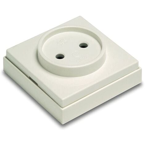 Base sin TT de superficie 16A 250V Famatel 5024-B