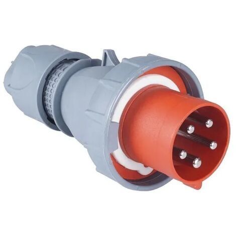 Clavija aérea 3P+T 16A IP67 380/415V